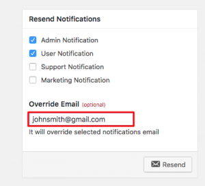 Resend Form Notifications From Previous Submissions | weForms Pro
