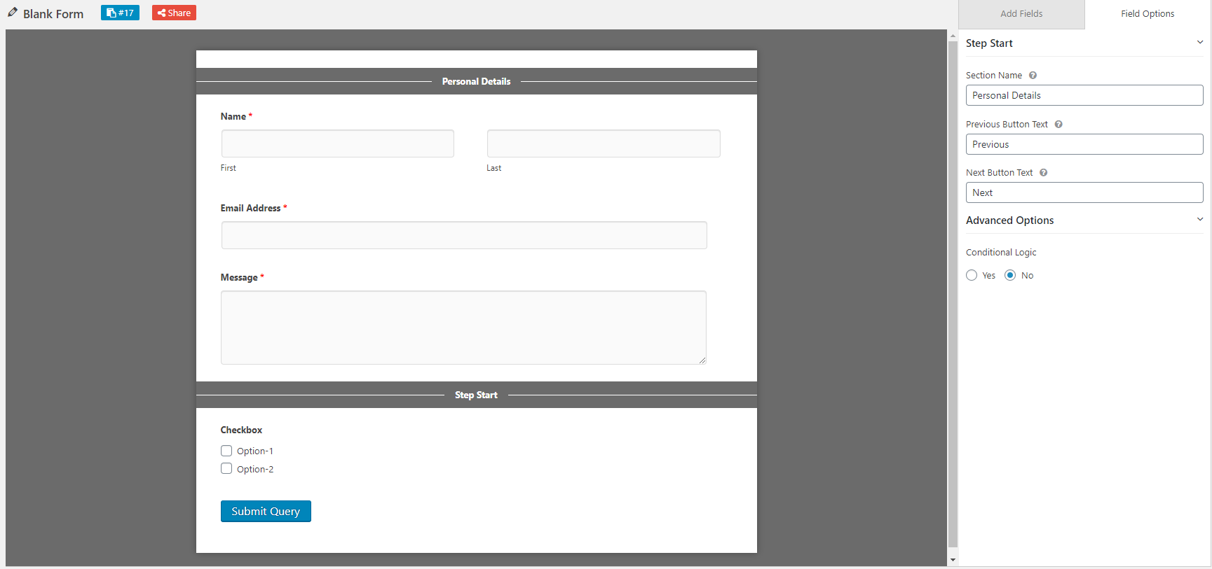How to Create a Multistep Form | weForms Pro