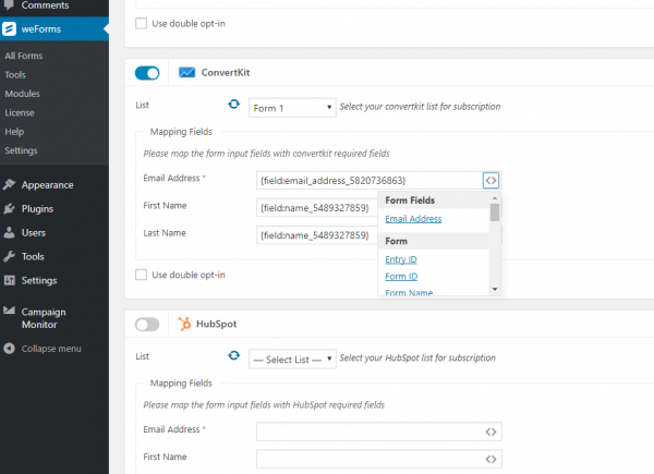 ConvertKit | weForms Pro