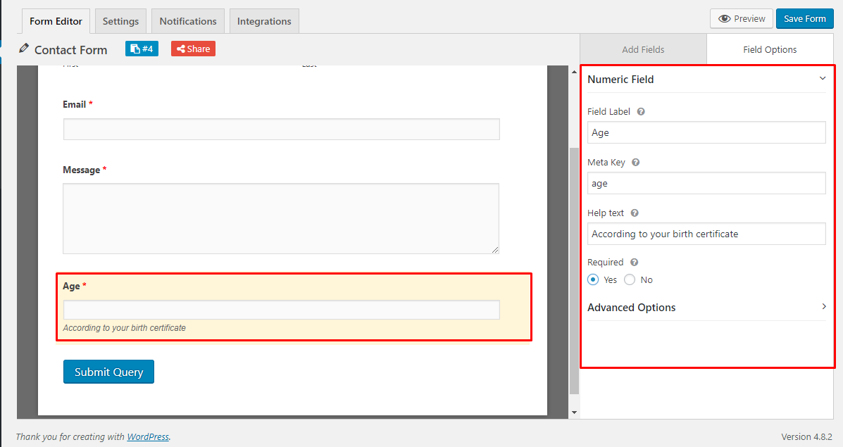 Numeric Field | weForms Pro Numeric Field | weForms Pro