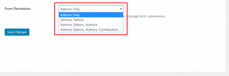 General Settings | weForms Pro